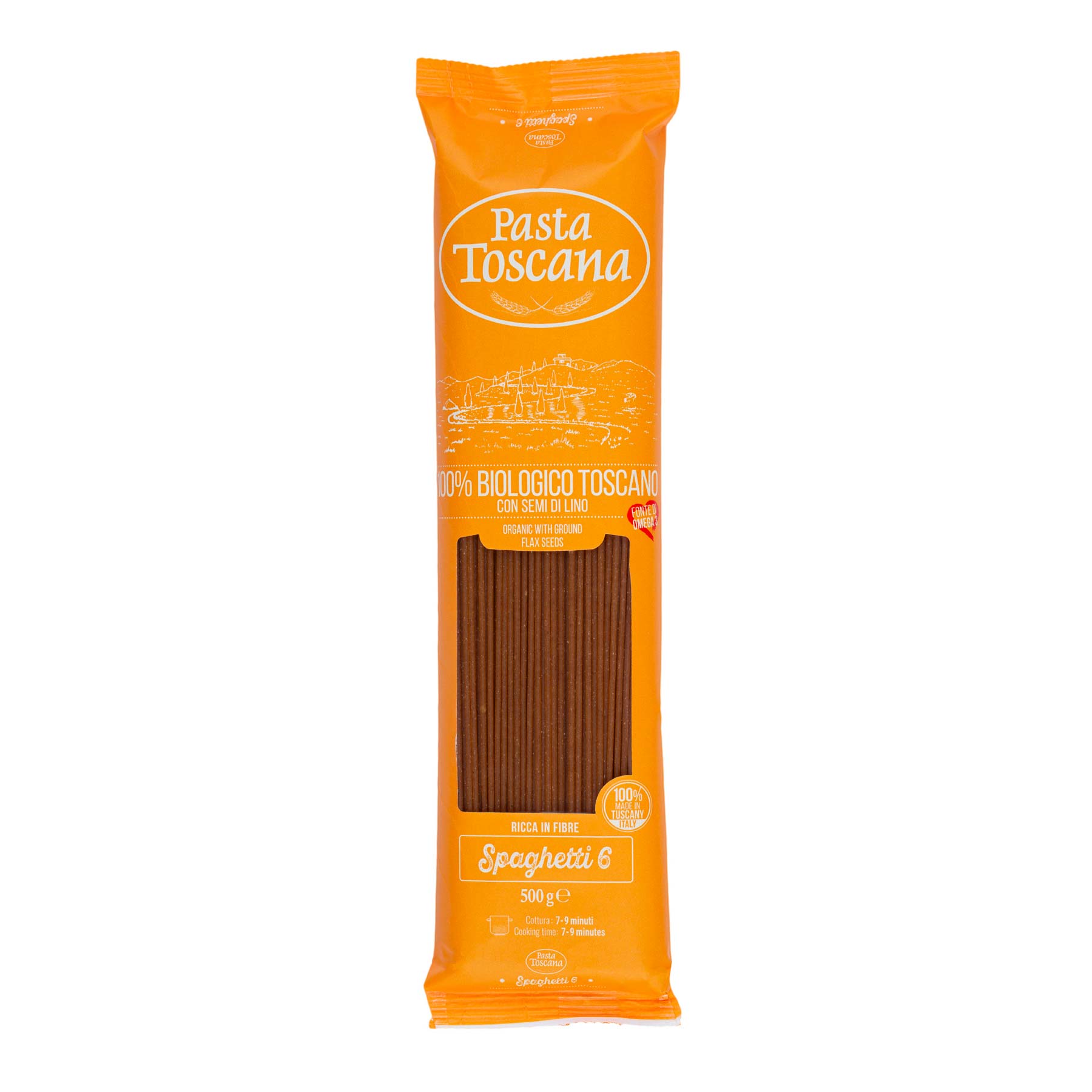 Spaghetti (Pasta Toscana Integrale) - 2 cartons de 24 paquets de 500 gr ...